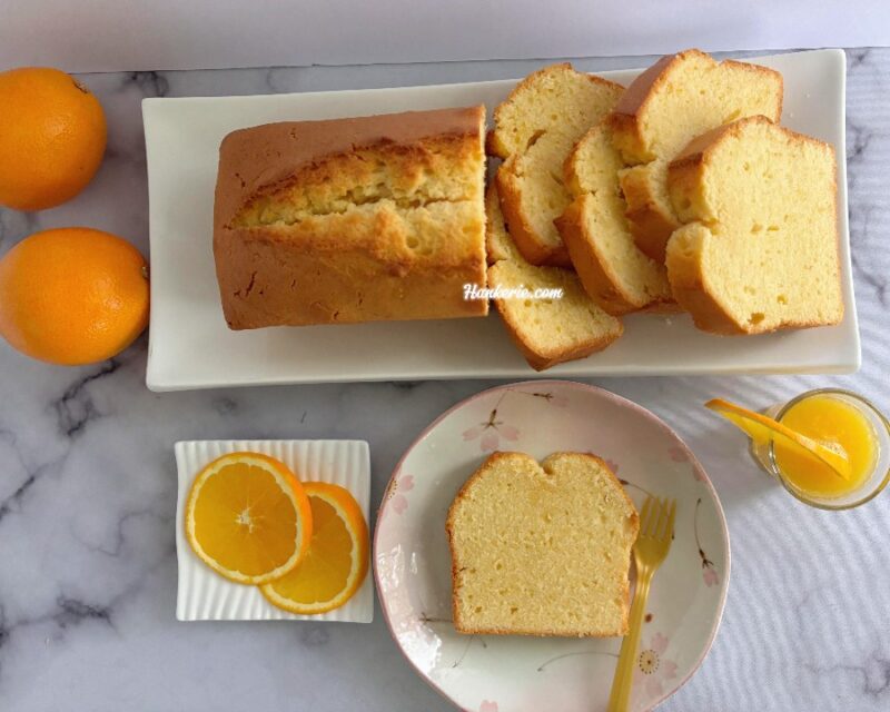 Orange Pound Butter Cake Recipe - Hankerie